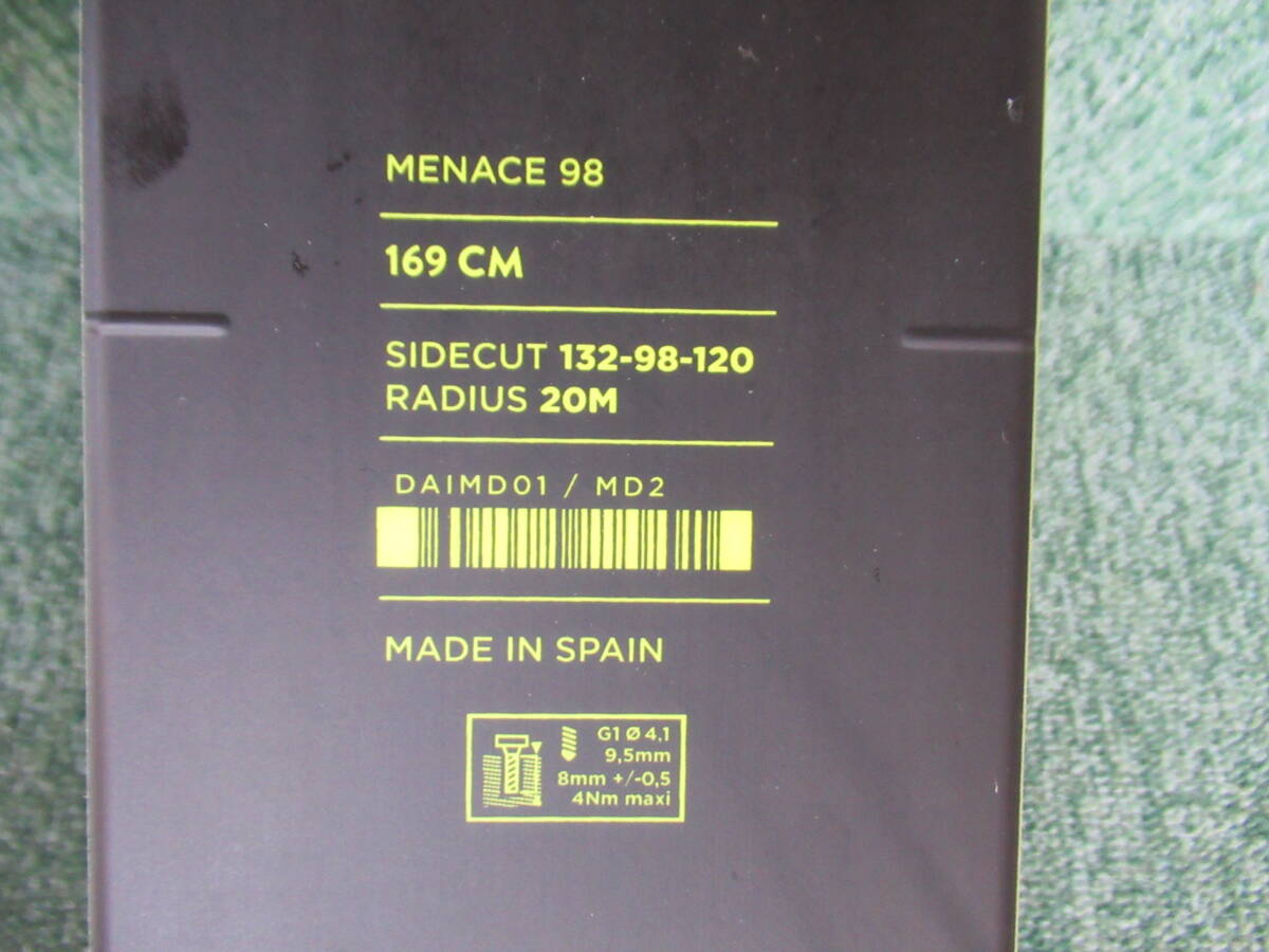 Yahoo!オークション - DYNASTAR MENACE98 169cm 132/98/120 Tyrolia ...