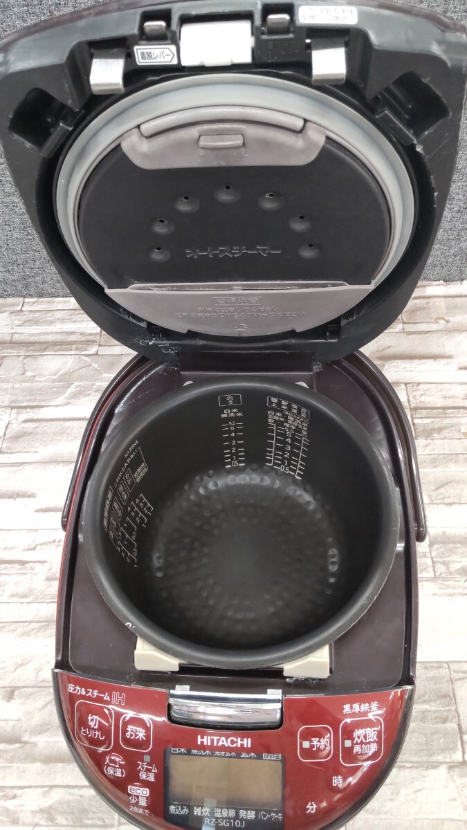 Yahoo!オークション - 0701k0916 HITACHI 日立 IHジャー炊飯器 RZ-SG10...