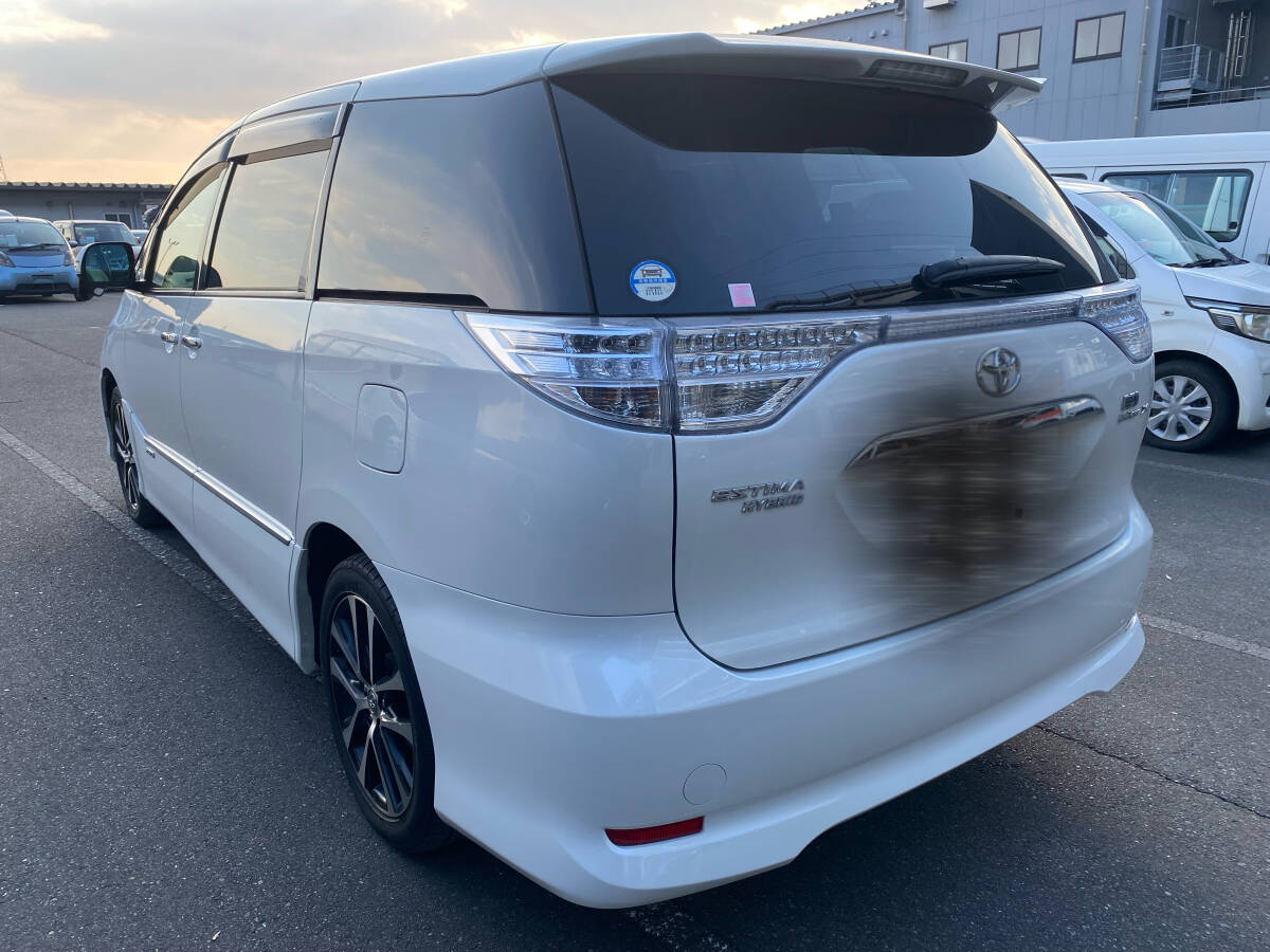 Yahoo!オークション - 24年後期 ワンオーナー エスティマハイブリッド ...