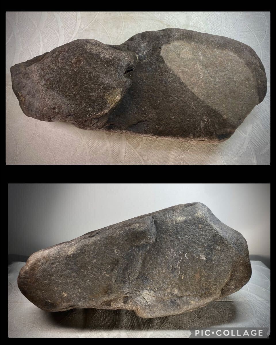 Yahoo!オークション - 【年始初売り】水石 盆栽 荒井川石 土坡形 ウブ...