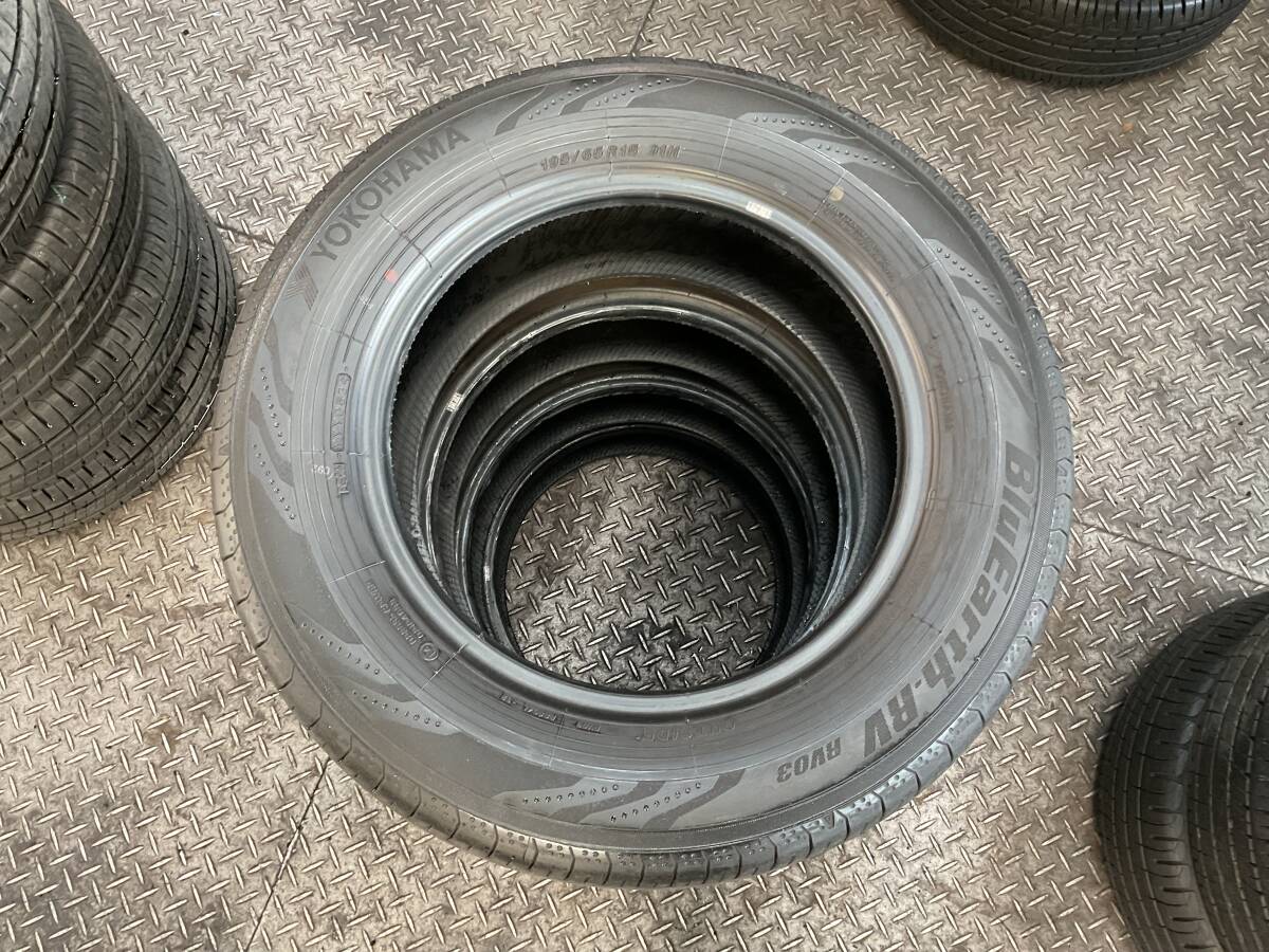 Yahoo!オークション - 195/65R15 YOKOHAMA BluEarth RV-03 2024年製 4...