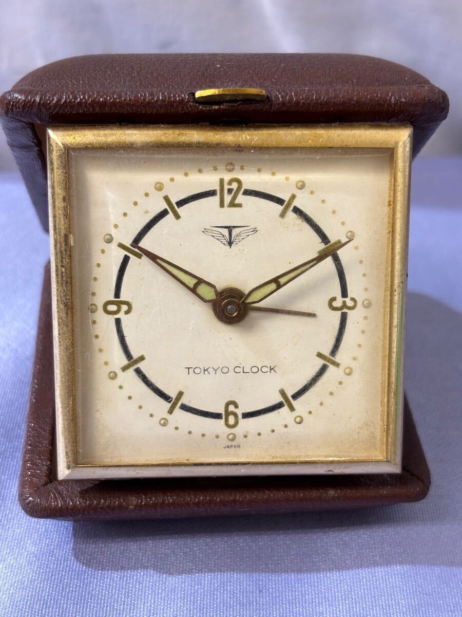 Yahoo!オークション - 【D135】TOKYO CLOCK トラベルクロック 目覚まし...