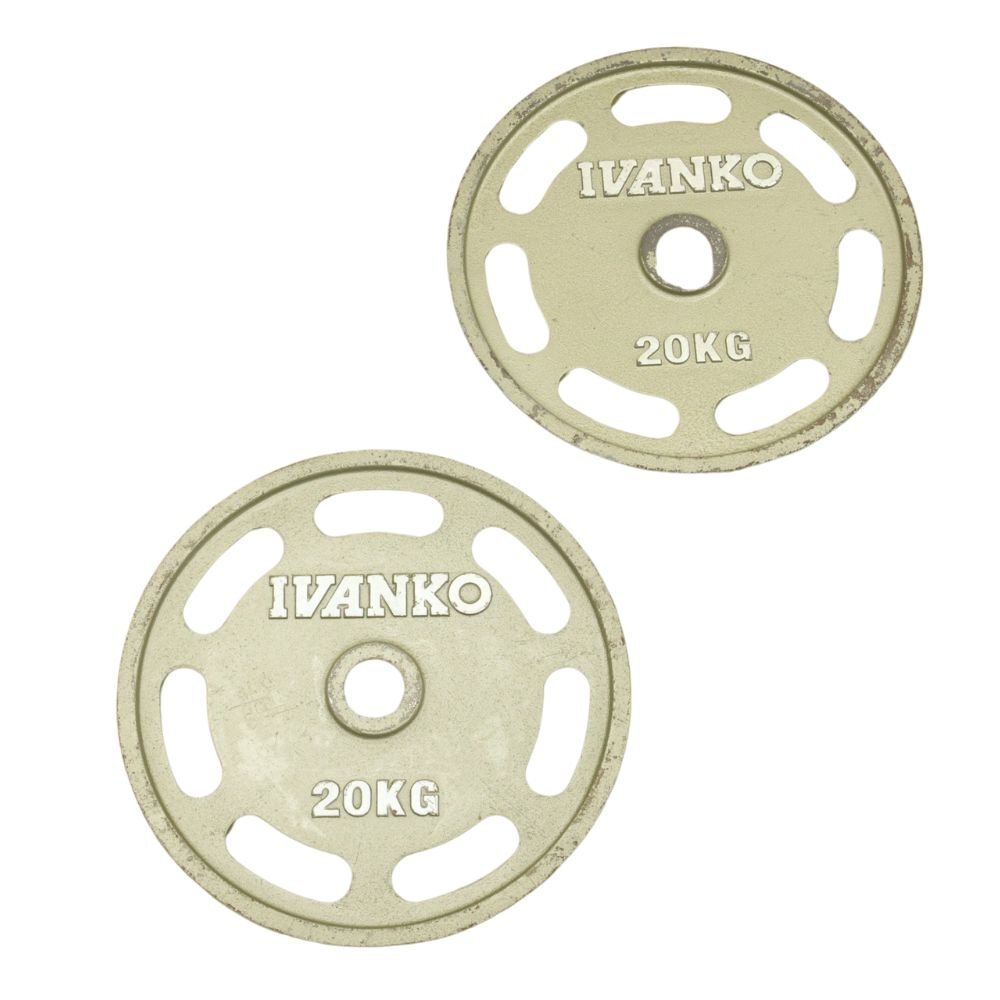 Yahoo!オークション - 012607k5 イヴァンコ IVANKO プレート 20kg×2枚...