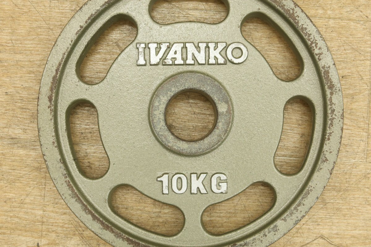 Yahoo!オークション - 012609k5 イヴァンコ IVANKO プレート 10kg×2枚...