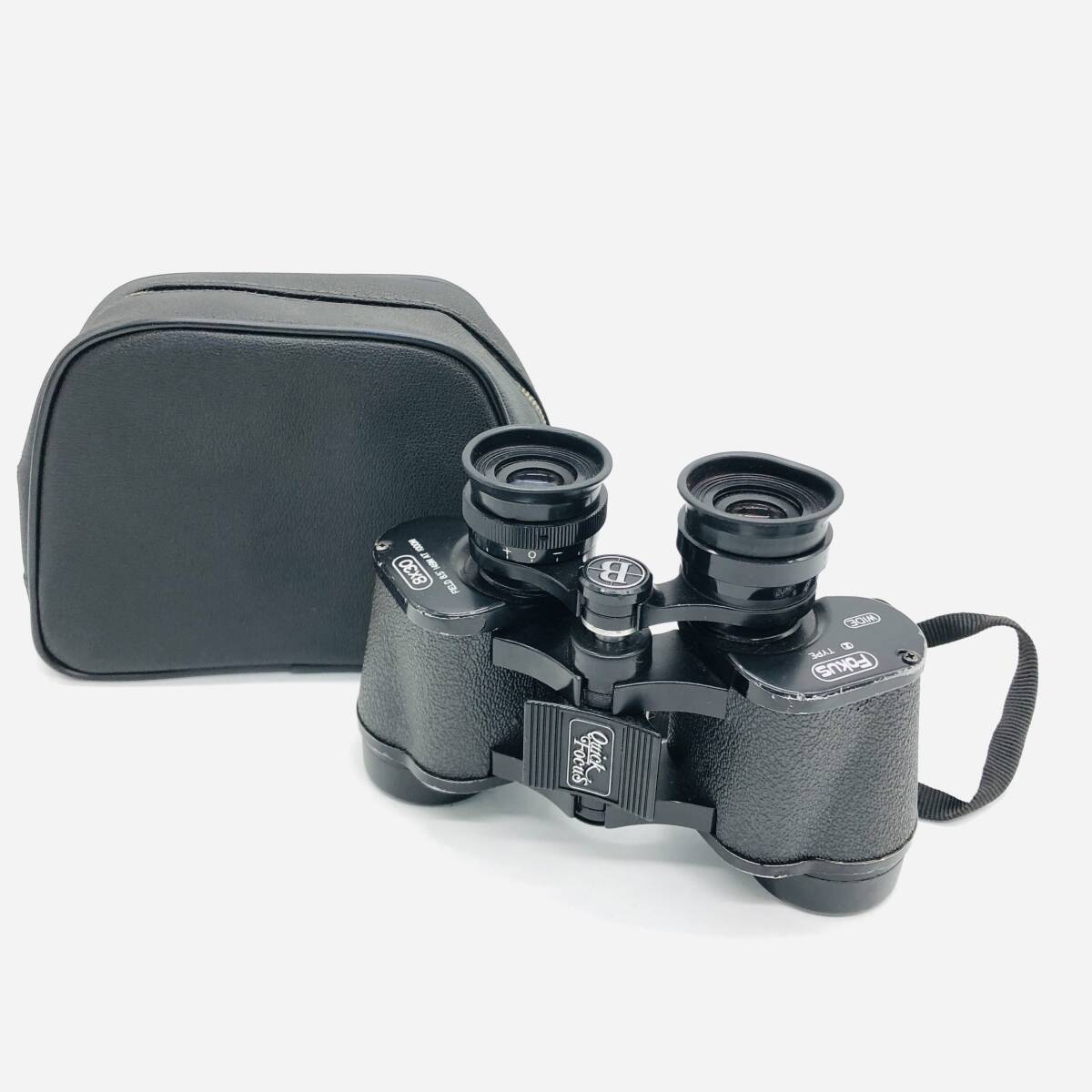 保管品 QUICK FOKUS クイック フォーカス 双眼鏡 8×30 FIELD 8.5° 149M AT 1000M ケース付 / io-3781-sw(双眼鏡)｜売買されたオークション ...