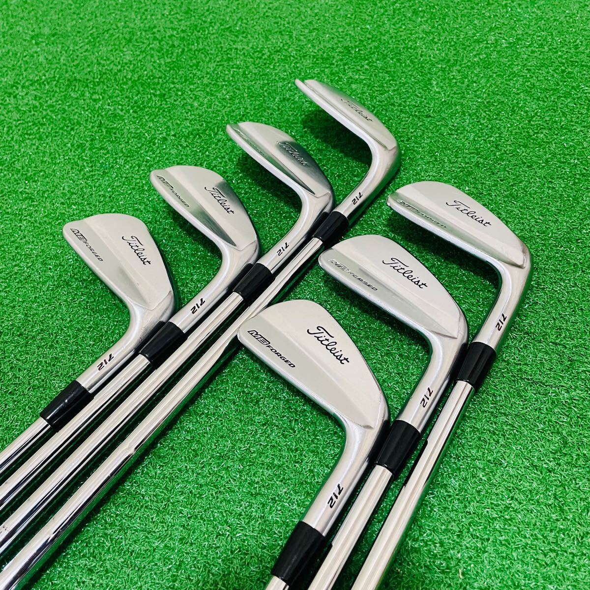 Yahoo!オークション - 8009 Titleist MB 712 タイトリスト アイアン7本...