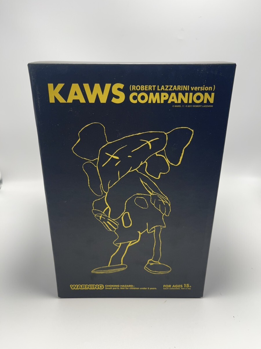 Yahoo!オークション - 未開封 KAWS x Robert Lazzarini-Companion (bla...