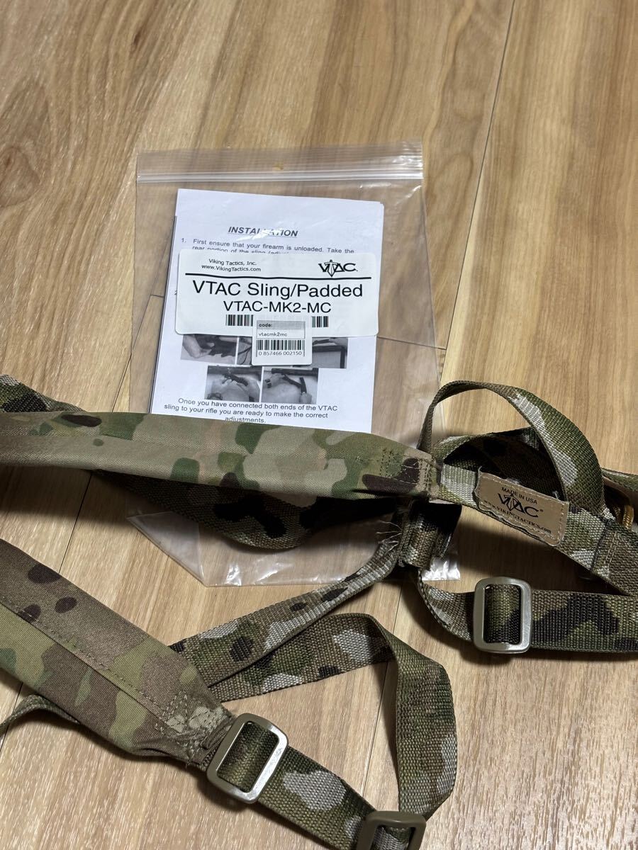 Yahoo!オークション - vtac 2ポイントスリング mk2 マルチカム 実物
