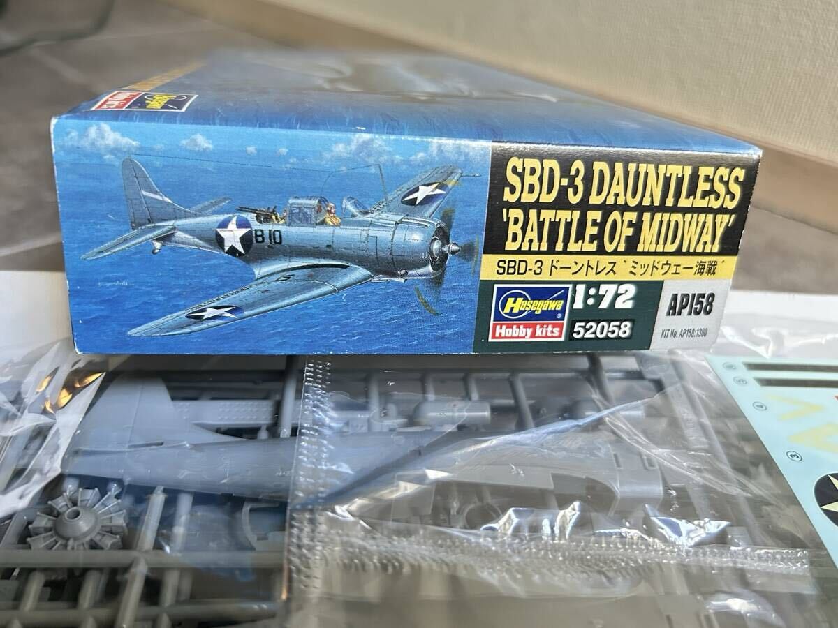 Yahoo!オークション - ハセガワ 1/72 SBD-3 ドーントレス ミッドウェー...