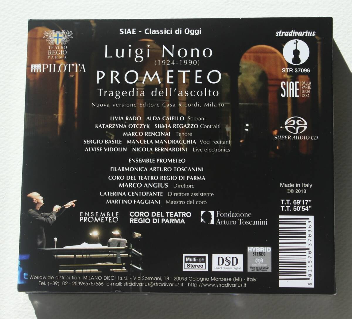 Yahoo!オークション - Luigi Nono『Prometeo』2枚組【SACD Hybrid】ノ...