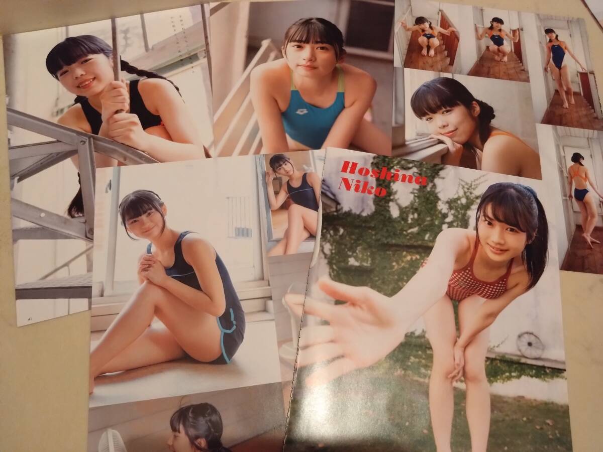 Yahoo!オークション - 303.JKアイドル スク水 切り抜き 10ペー...