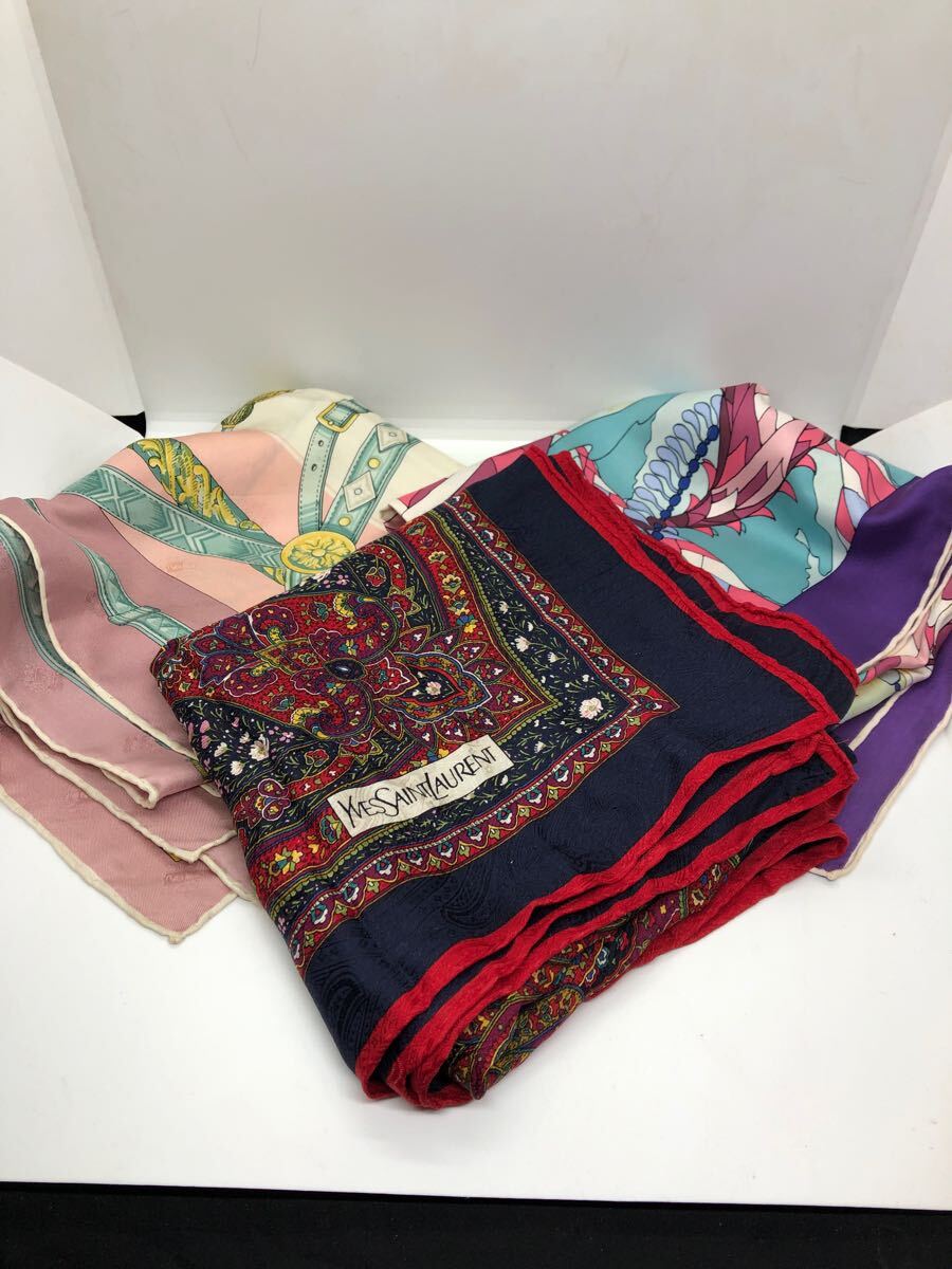1円スタート スカーフ シルク100% YSL 総柄(女性用)｜売買されたオークション情報、yahooの商品情報をアーカイブ公開 - オークファン（aucfan.com）