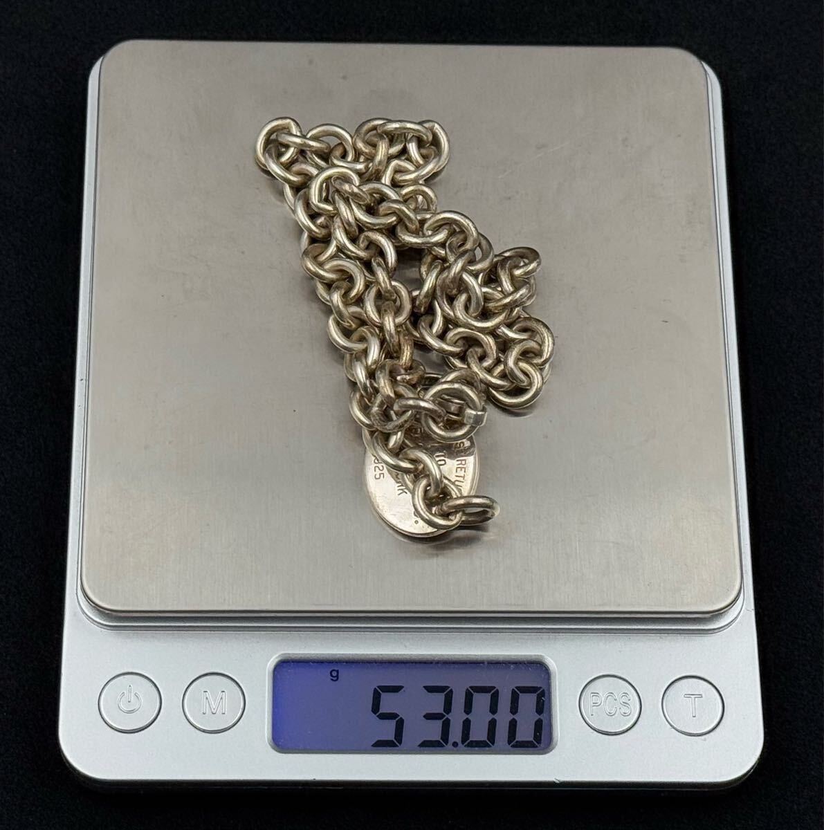 Yahoo!オークション - AZ-196 Tiffany&Co. ティファニー ネックレス SV...