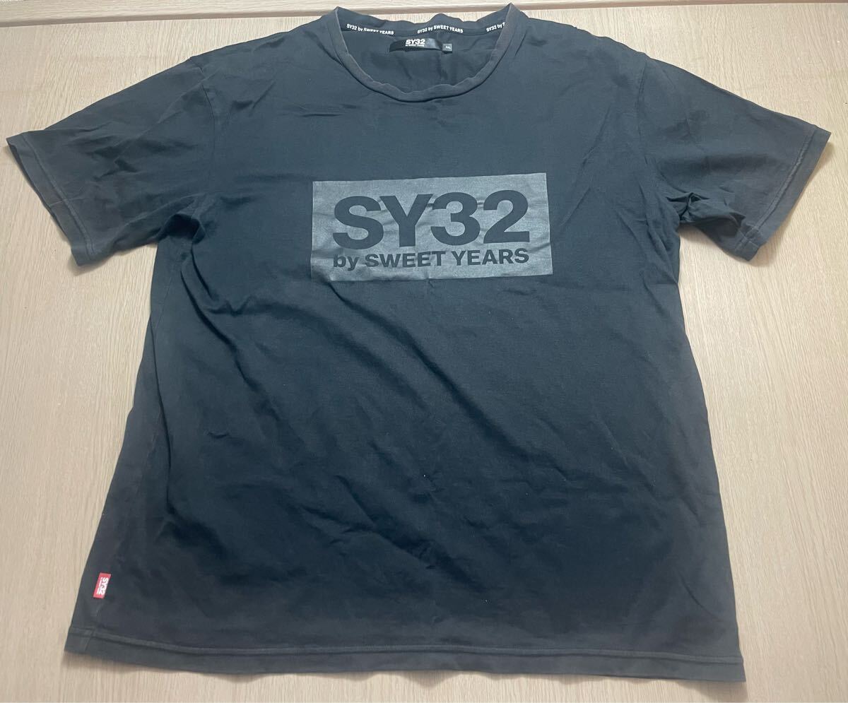 Yahoo!オークション - sy32 by sweet years BOX ボックス ロゴ Tシャツ...