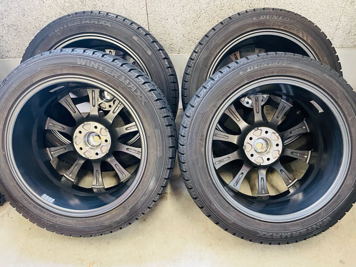 Yahoo!オークション - 225/50R18 スタッドレス(ダンロップ)ホイール(エ...