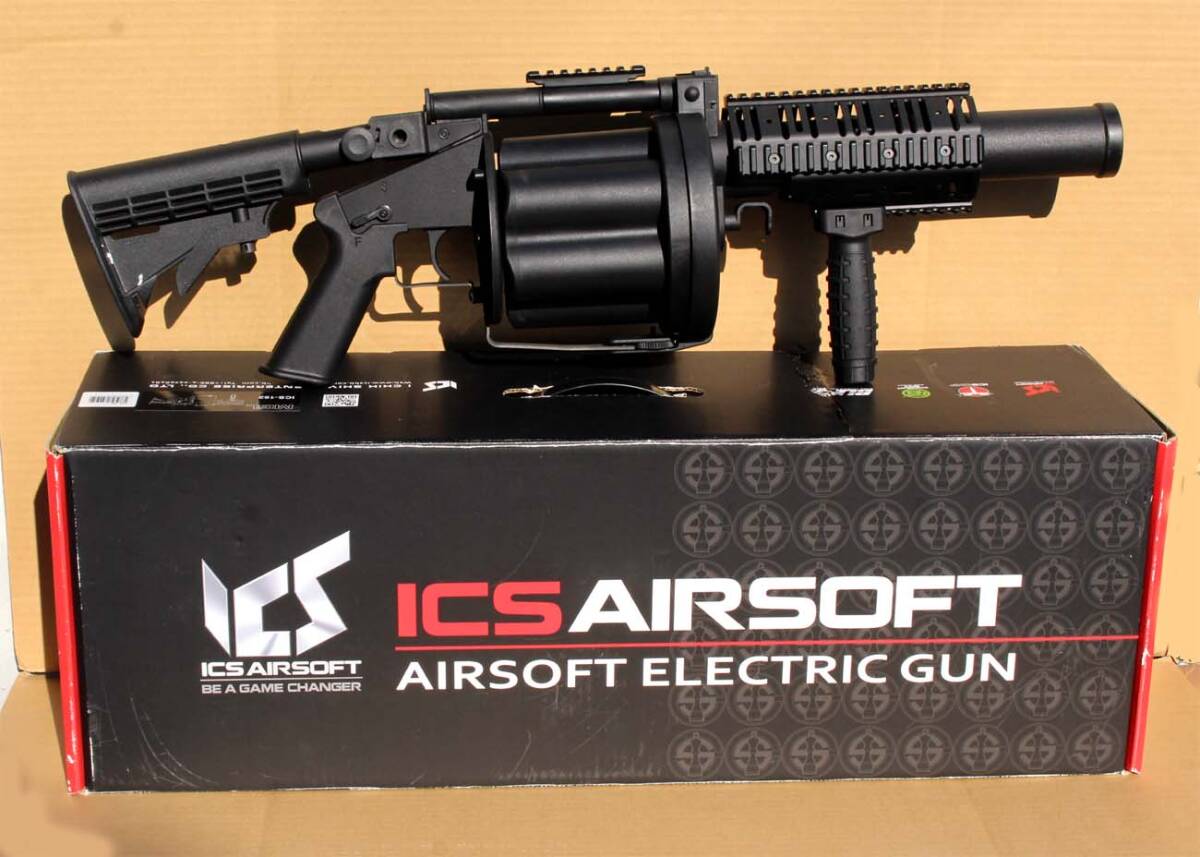 Yahoo!オークション - ICS MGL 6連装 回転式 グレネードランチャー ス...