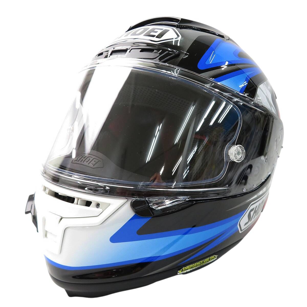 1 000円 SHOEI ショウエイ X-Fourteen BRADLEY3 フルフェイスヘルメット ブラック系 サイズS 55-56 PSCマーク無し M6234(Sサイズ)｜売買された ...