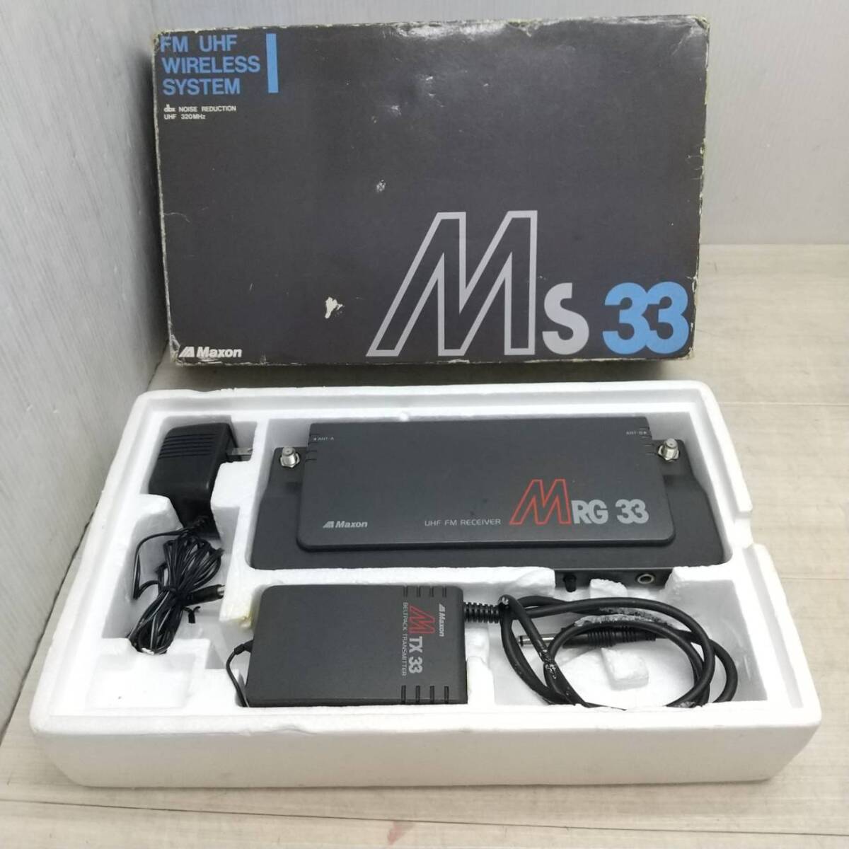 S90285 Maxon マクソン FM UHF ワイヤレス レシーバー ギターシステム MS33 MRG33 MTX33 機材(その他)｜売買されたオークション情報、yahooの商品情報を ...