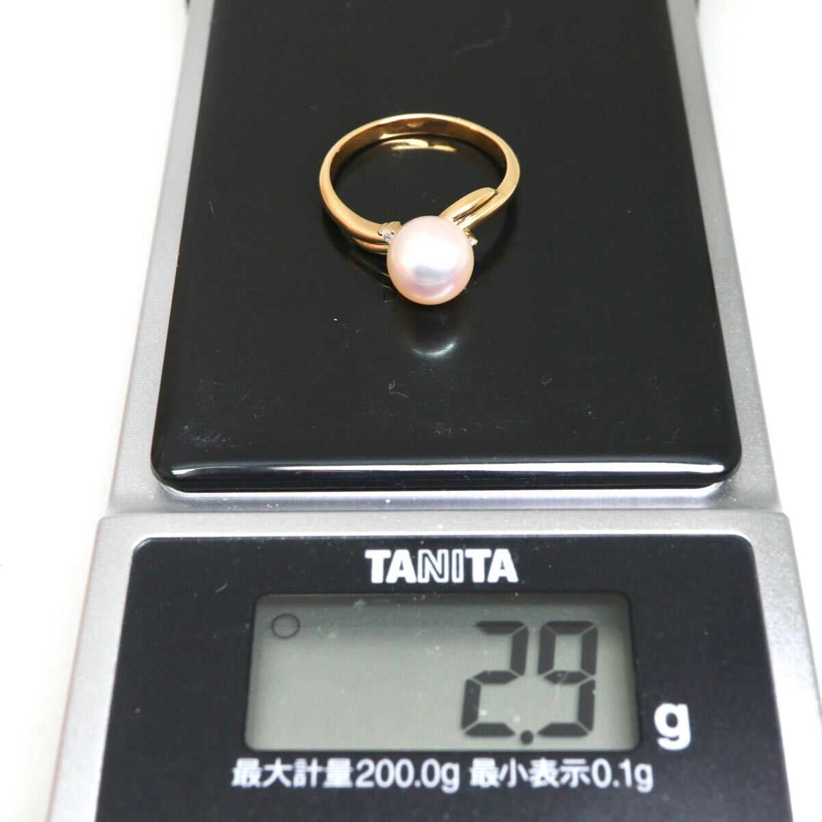 Yahoo!オークション - TASAKI(田崎真珠) K18 アコヤ本真珠/天然ダイヤ...