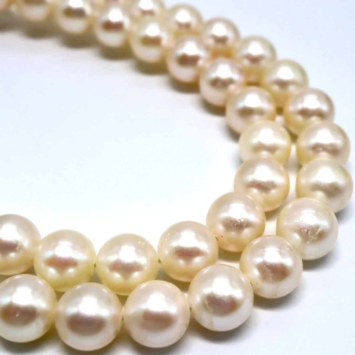 Yahoo!オークション - 1円〜 アコヤ本真珠ネックレス J 約35.5g 約41.5...