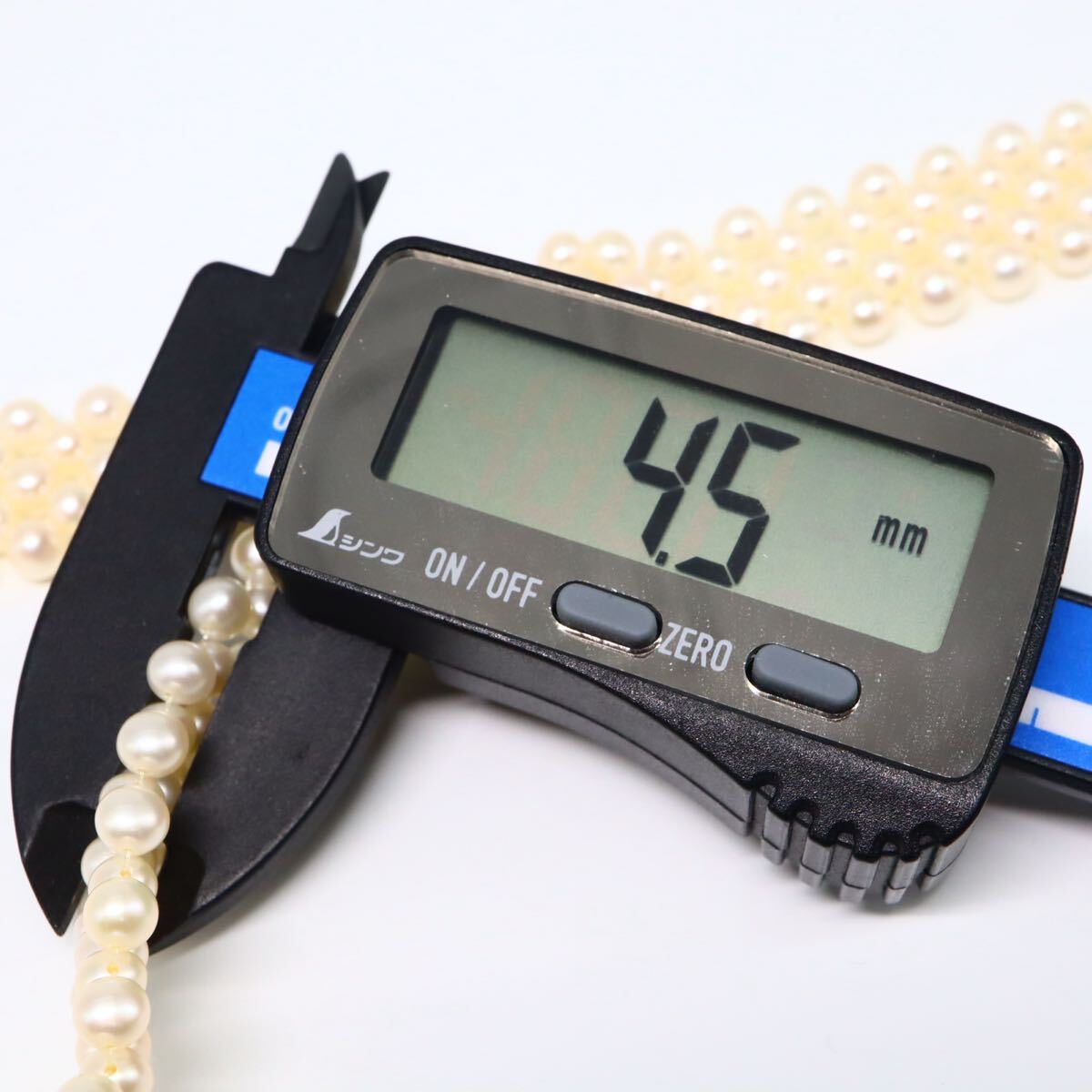 Yahoo!オークション - 1円〜 ホワイト系 テリ良し 本真珠ネックレス F ...