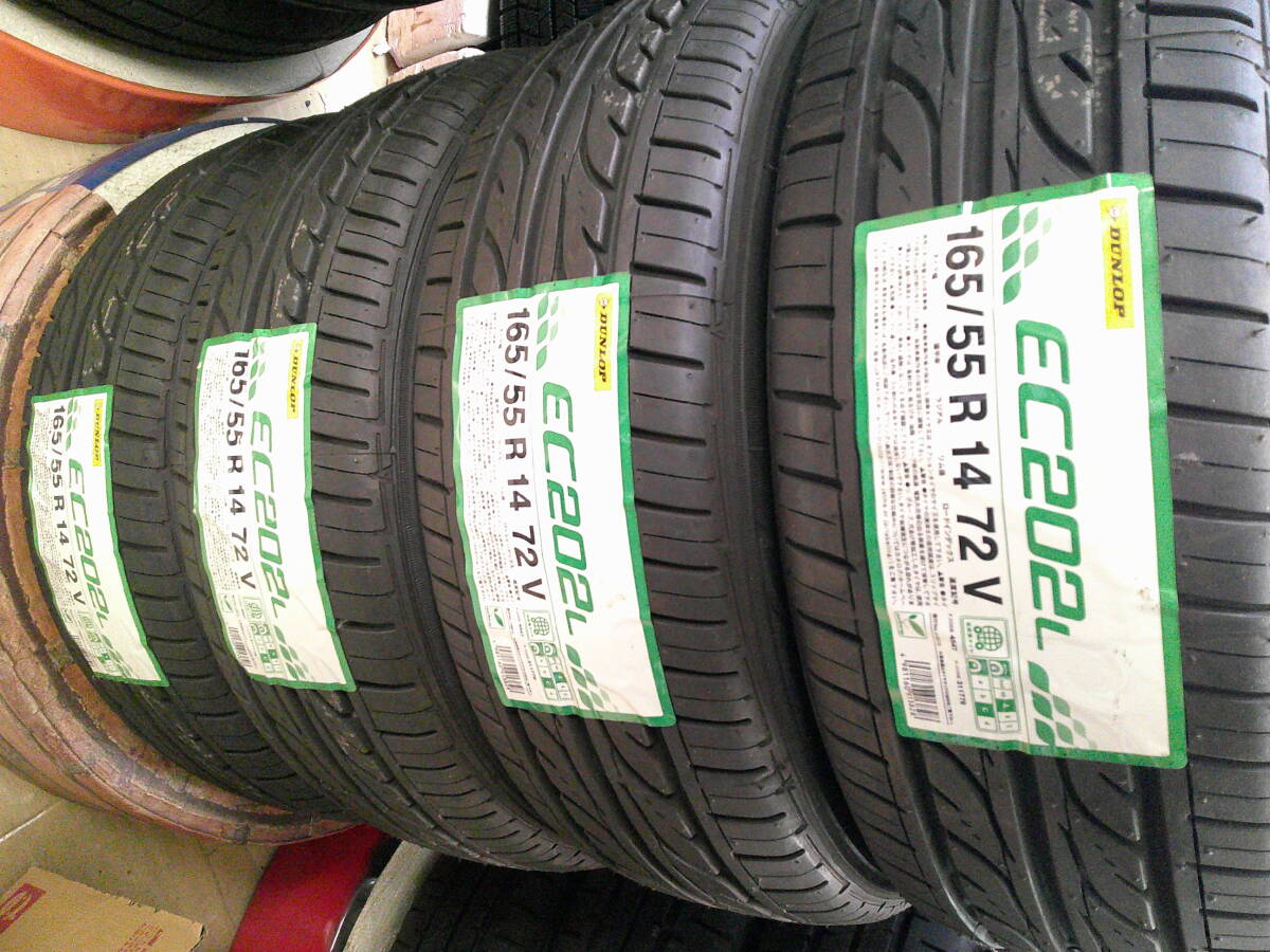 Yahoo!オークション - 【未使用】ダンロップ EC202L 165/55...