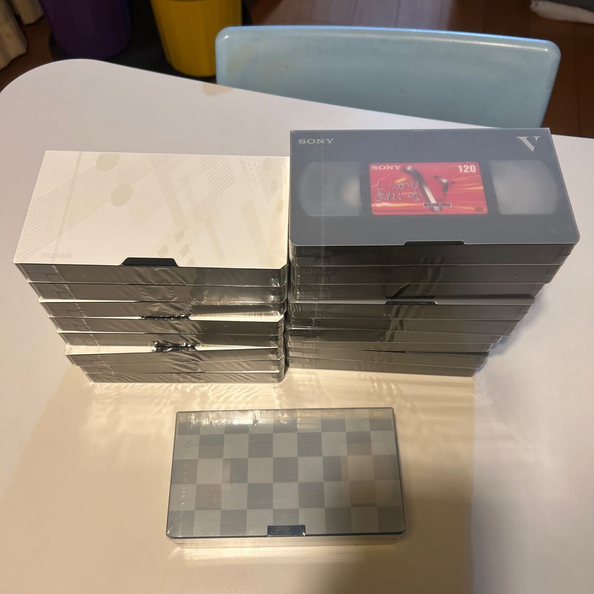 Yahoo!オークション - SONY TDK maxell ビデオテープ 未使用品 VHS 120...