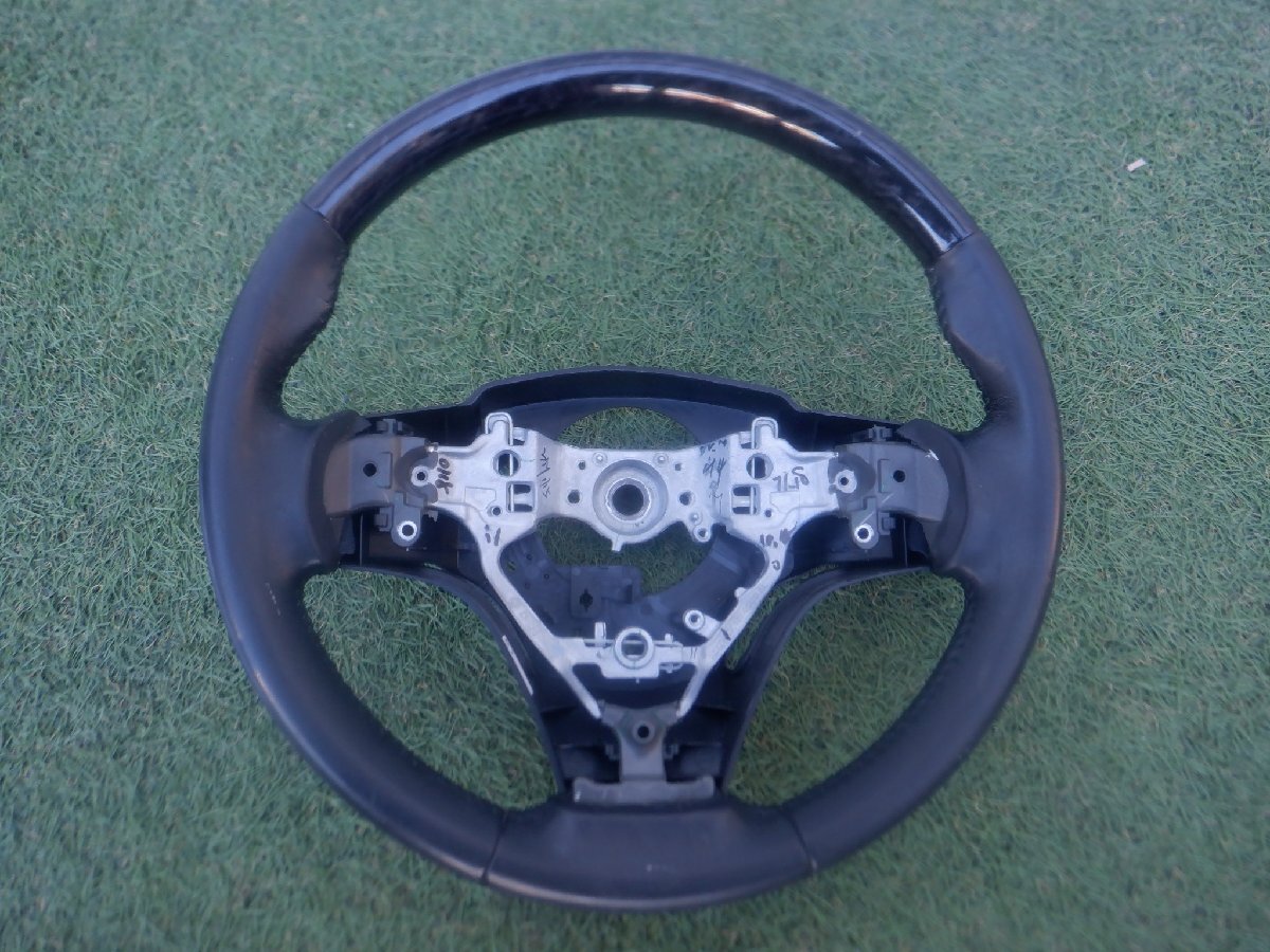 純正 ZRR80 ZRR85 ZWR80 80 ノア ヴォクシー エスクァイア ブラック コンビ レザー 革巻 ステアリング ハンドル GS120-05930 m-25-1-189 ...