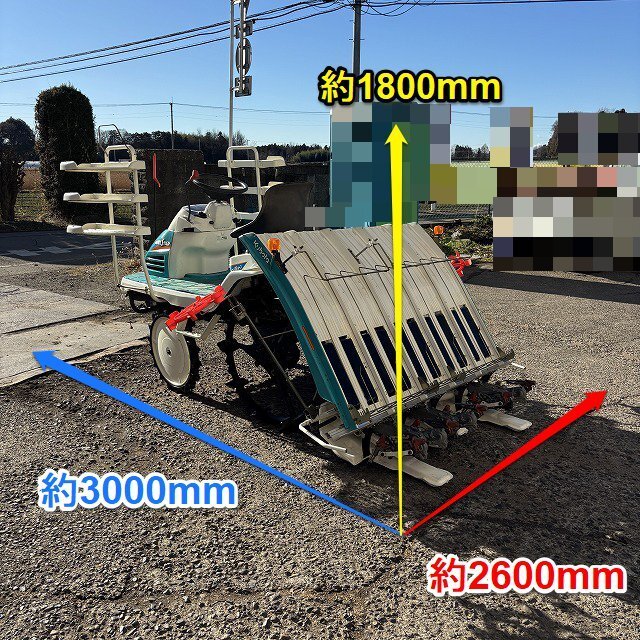 Yahoo!オークション - 栃木 クボタ 5条植 田植機 SPU50 区分 S 11.3馬...