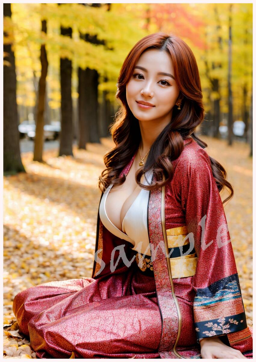 Yahoo!オークション - 【美魔女 着物】 高画質 A4 ポスター 30代 40代 ...