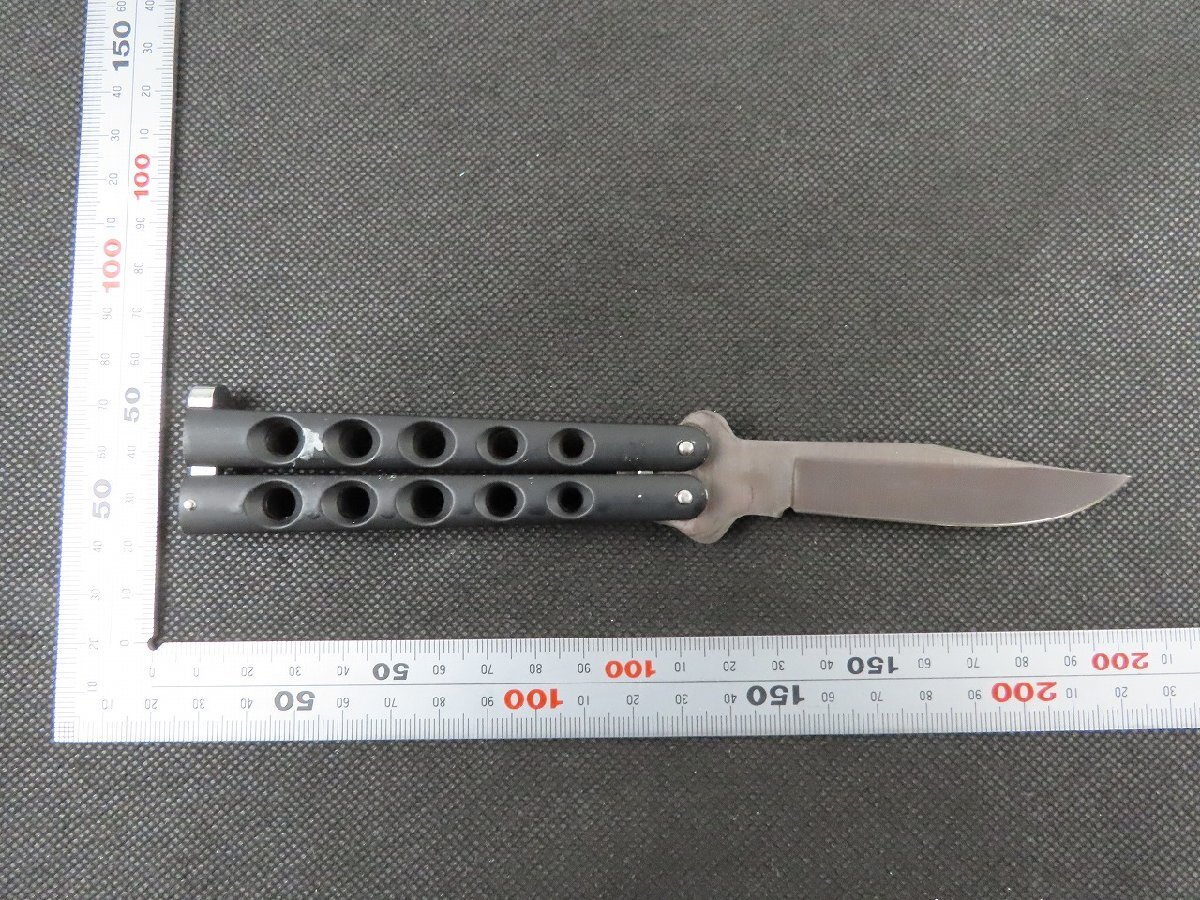 Yahoo!オークション - Bari-song バリソン バタフライナイフ 4” 黒_長B184