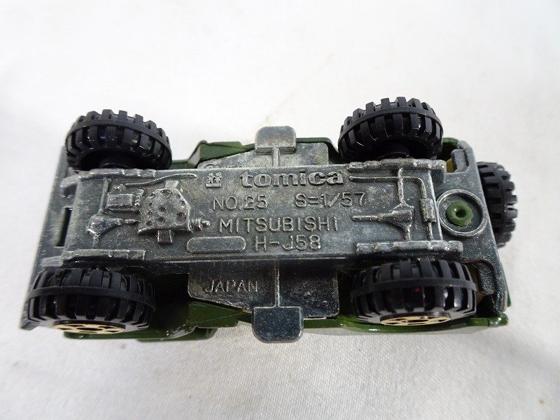 Yahoo!オークション - 黒箱 日本製 tomica MITSUBISHI H-J58 NO.25 ミ...