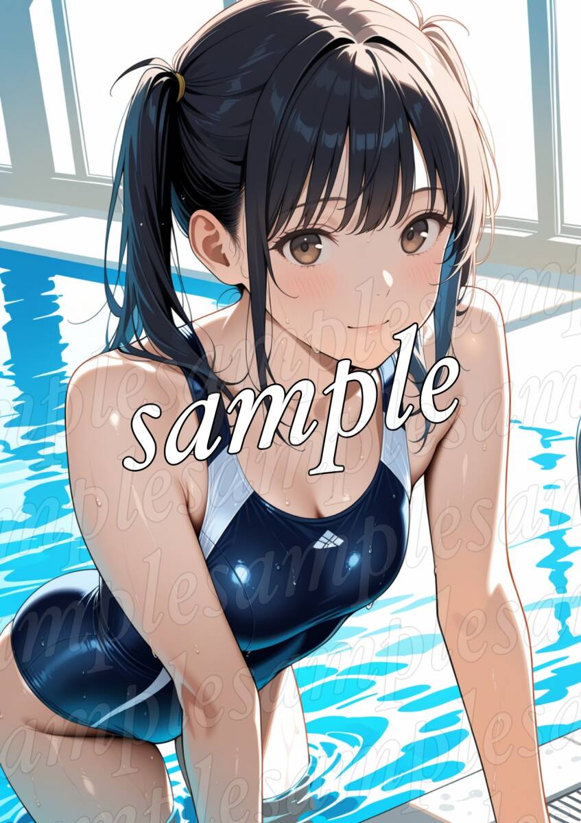 Yahoo!オークション - lk12 一点物 A4 ポスター 水着 競泳水着 スポー...