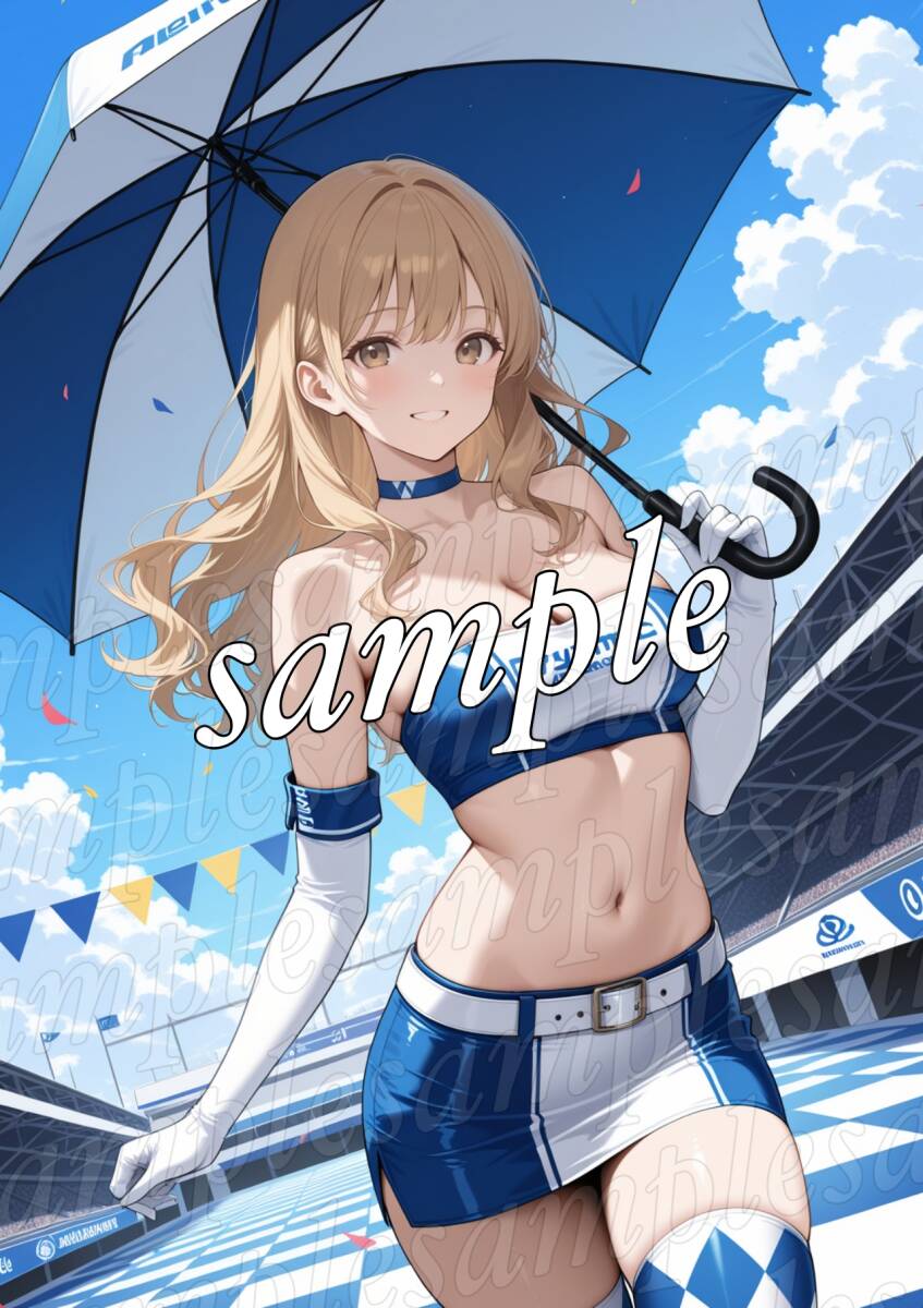 Yahoo!オークション - hj8 一点物 A4 ポスター レースクイーン スポー...