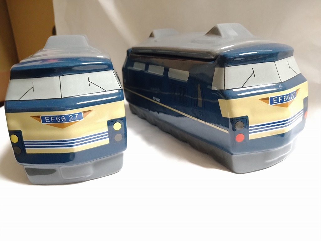 Yahoo!オークション - 限定品 2台セット 淡路屋 EF66 27 弁当 陶器製 ...