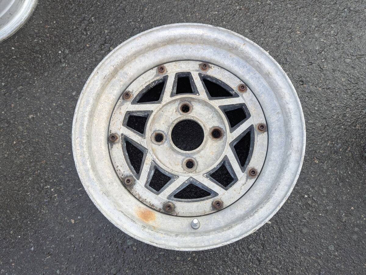 Yahoo!オークション - 【3967】深リム 旧車ホイール 14インチ 7J +8 PC...