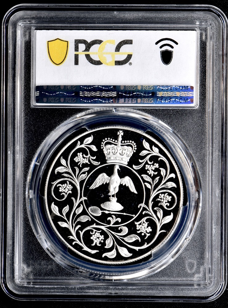 Yahoo!オークション - 日終 【PCGS PR68DCAM】1977 イギリス 25P銀貨 ...