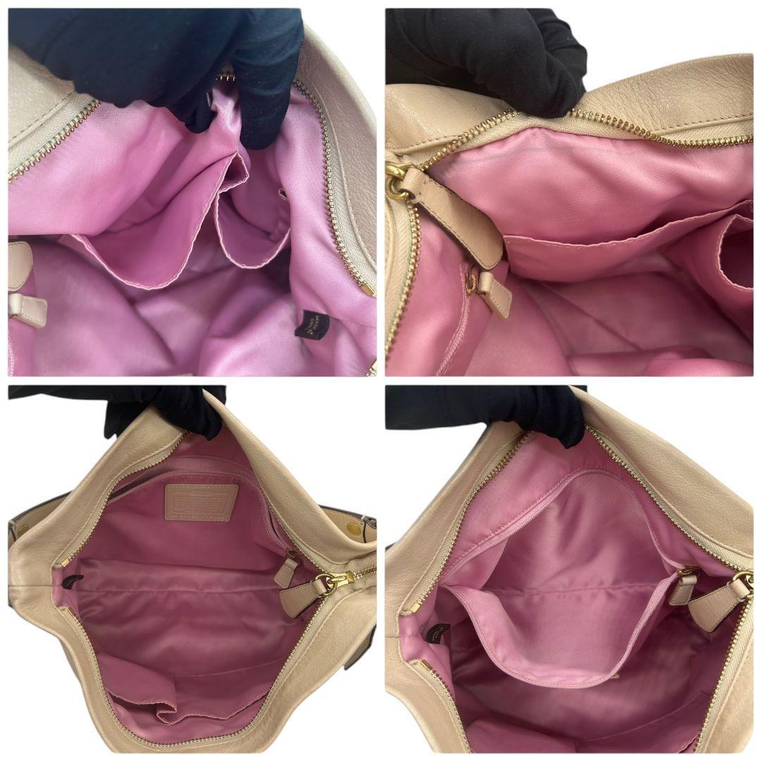 Yahoo!オークション - COACH コーチ ショルダーバッグ s64 ホーボー レ...