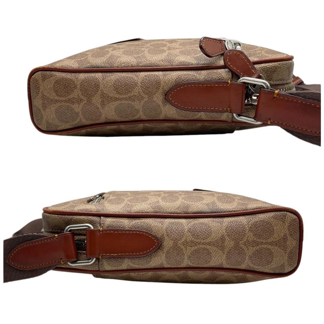 Yahoo!オークション - 美品 coach コーチ ショルダーバッグ s32 茶 PVC...