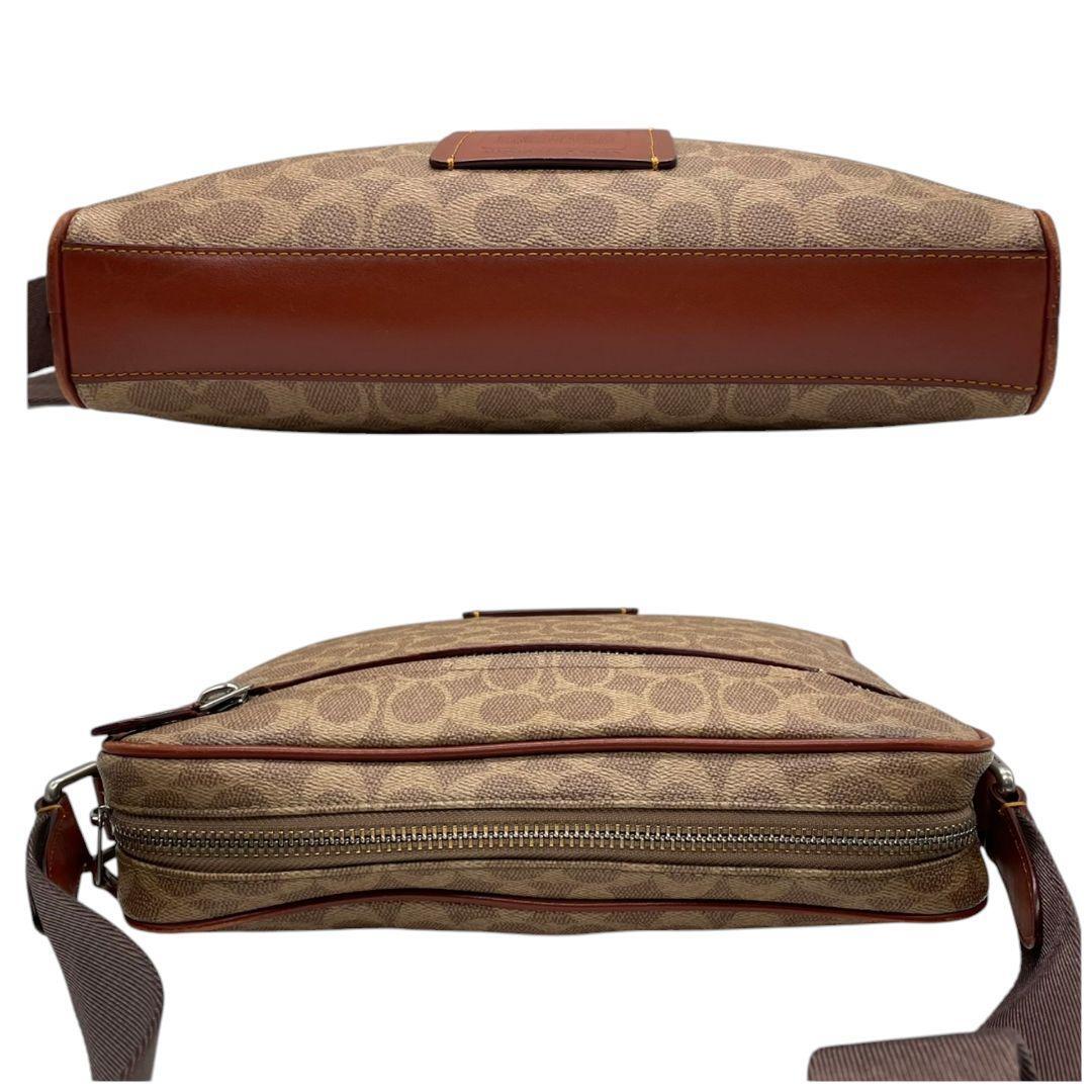 Yahoo!オークション - 美品 coach コーチ ショルダーバッグ s32 茶 PVC...