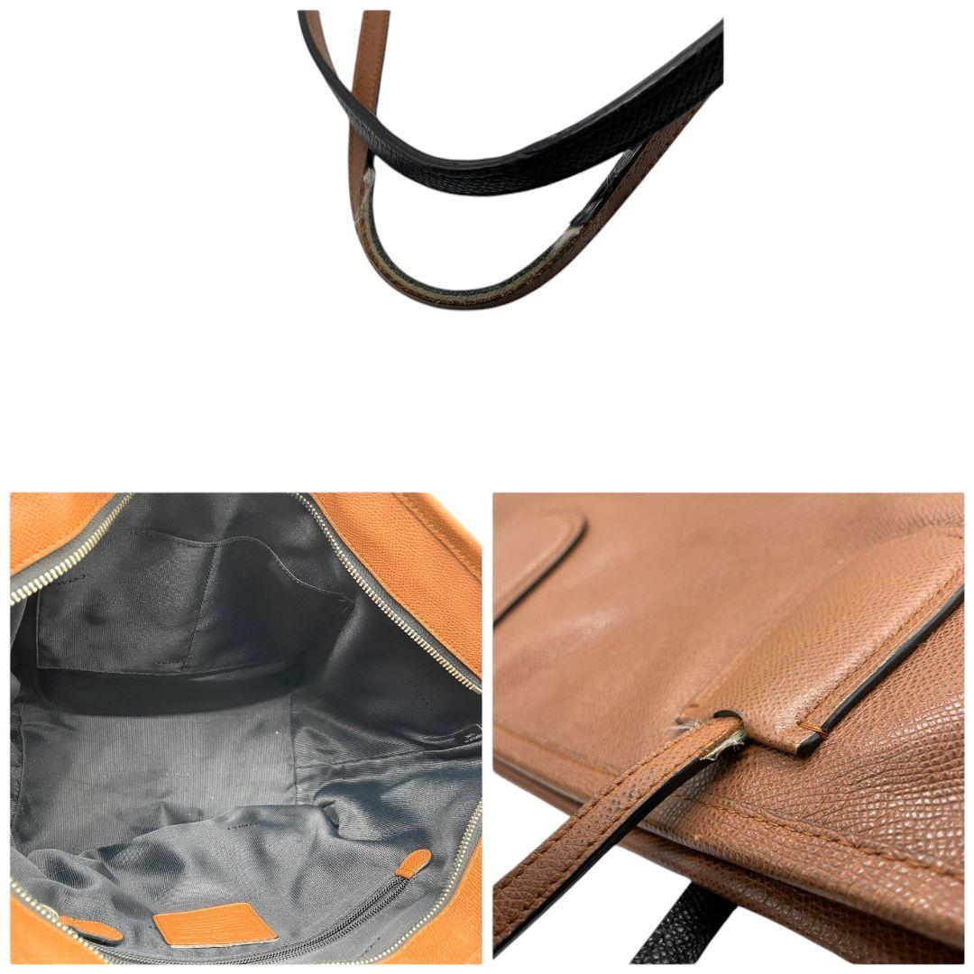 Yahoo!オークション - coach コーチ トートバッグ s32 茶 レザー 肩か...