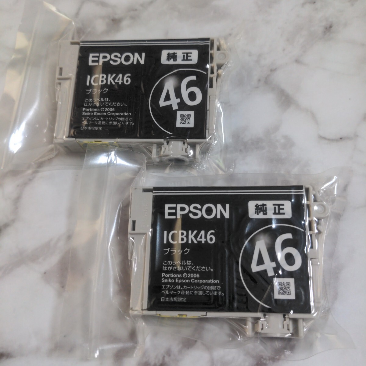 Yahoo!オークション - 純正インク ICBK46 2個 2本 EPSON エプソン イン...