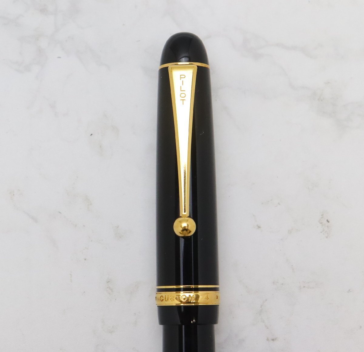 Yahoo!オークション - パイロット PILOT 万年筆 カスタム74 ペン先14K...