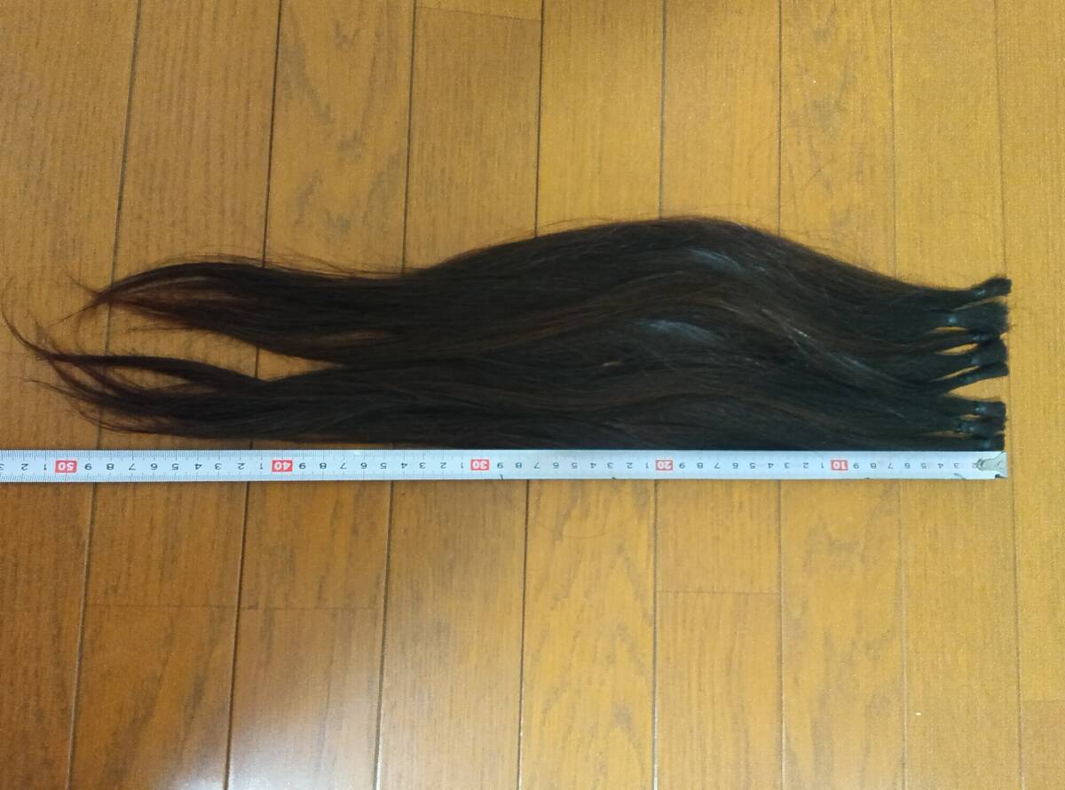 Yahoo!オークション - 髪束 約50cm 約84g 髪の毛 女性 40代