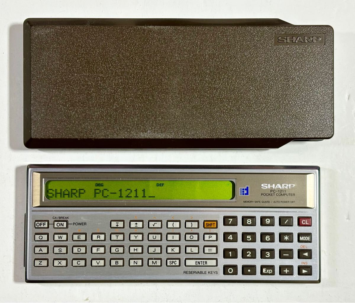 Yahoo!オークション - SHARP PC-1211 [美品 稼働品] ポケコン ポケット...