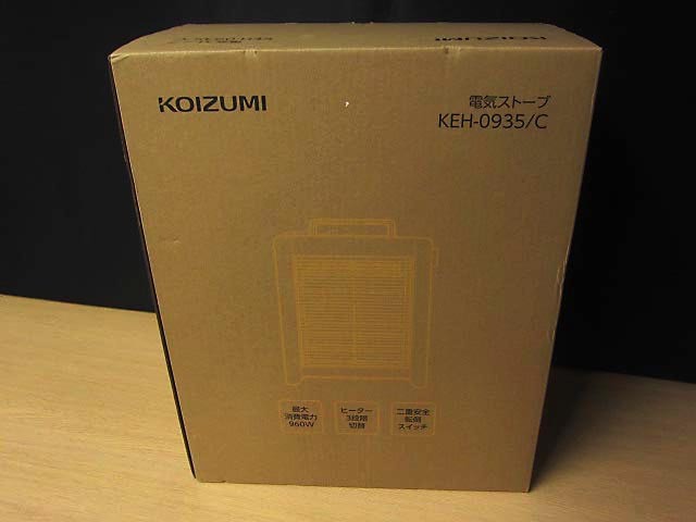 Yahoo!オークション - 未使用 KOIZUMI コイズミ KEH-0935/C 電気ストー...