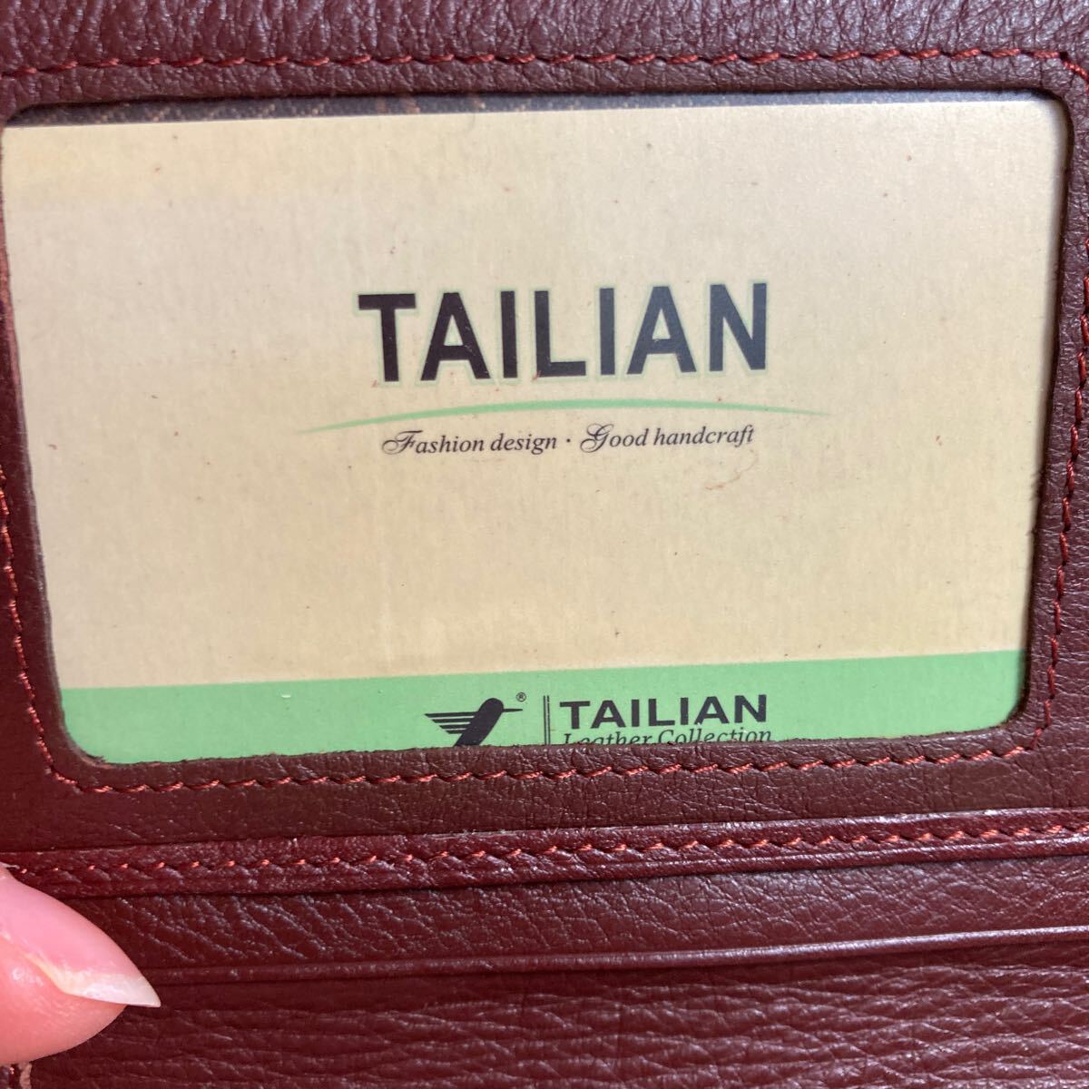 Yahoo!オークション - 美品 タイリアン 長財布 二つ折り 財布 TAILIAN ...