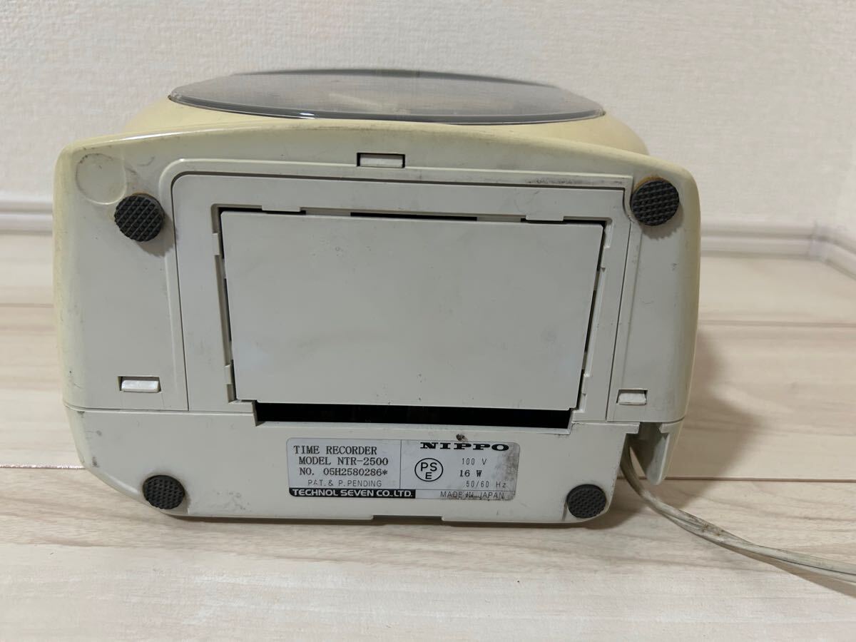 Yahoo!オークション - NTR-2500 タイムレコーダー ニッポー NIPPO 電子...