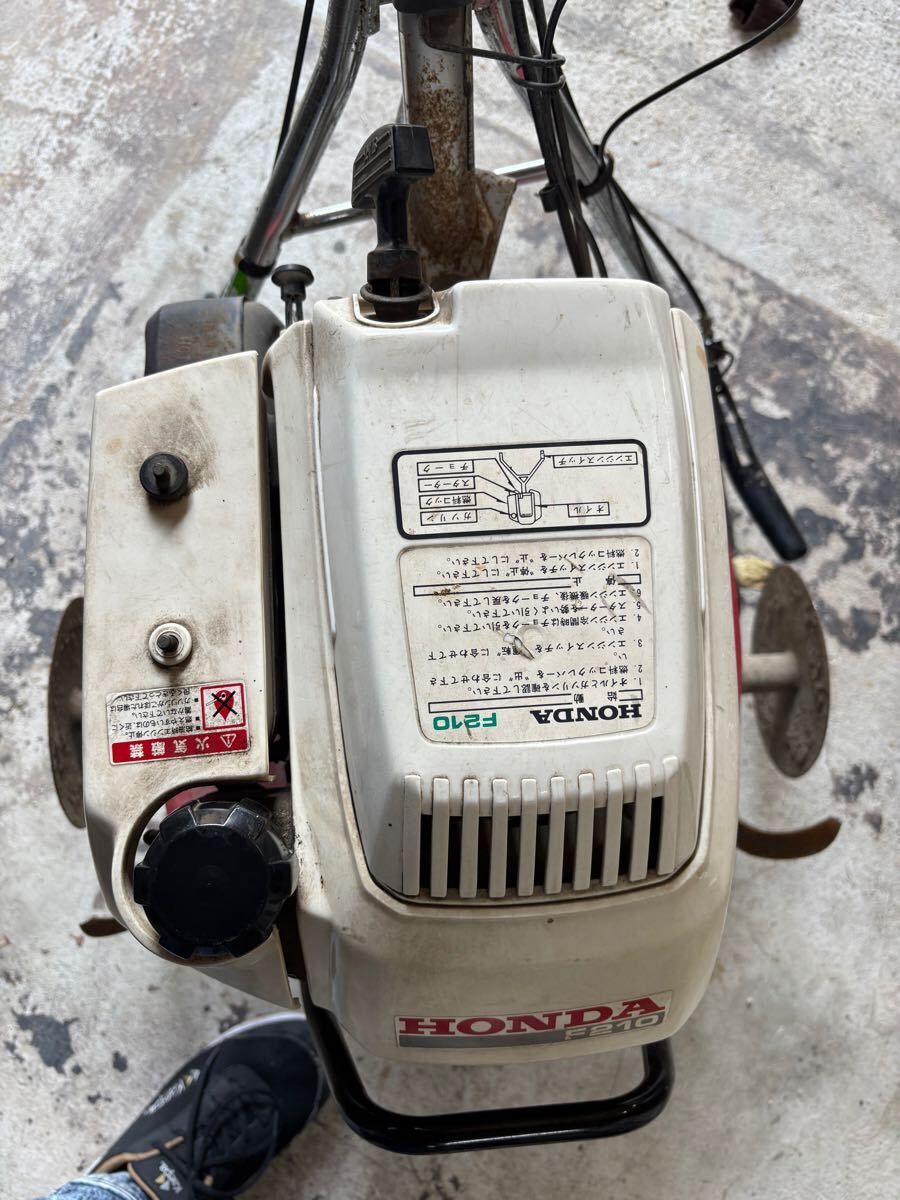 Yahoo!オークション - ホンダ F210 こまめ 歩行型管理機 エンジン始動O...