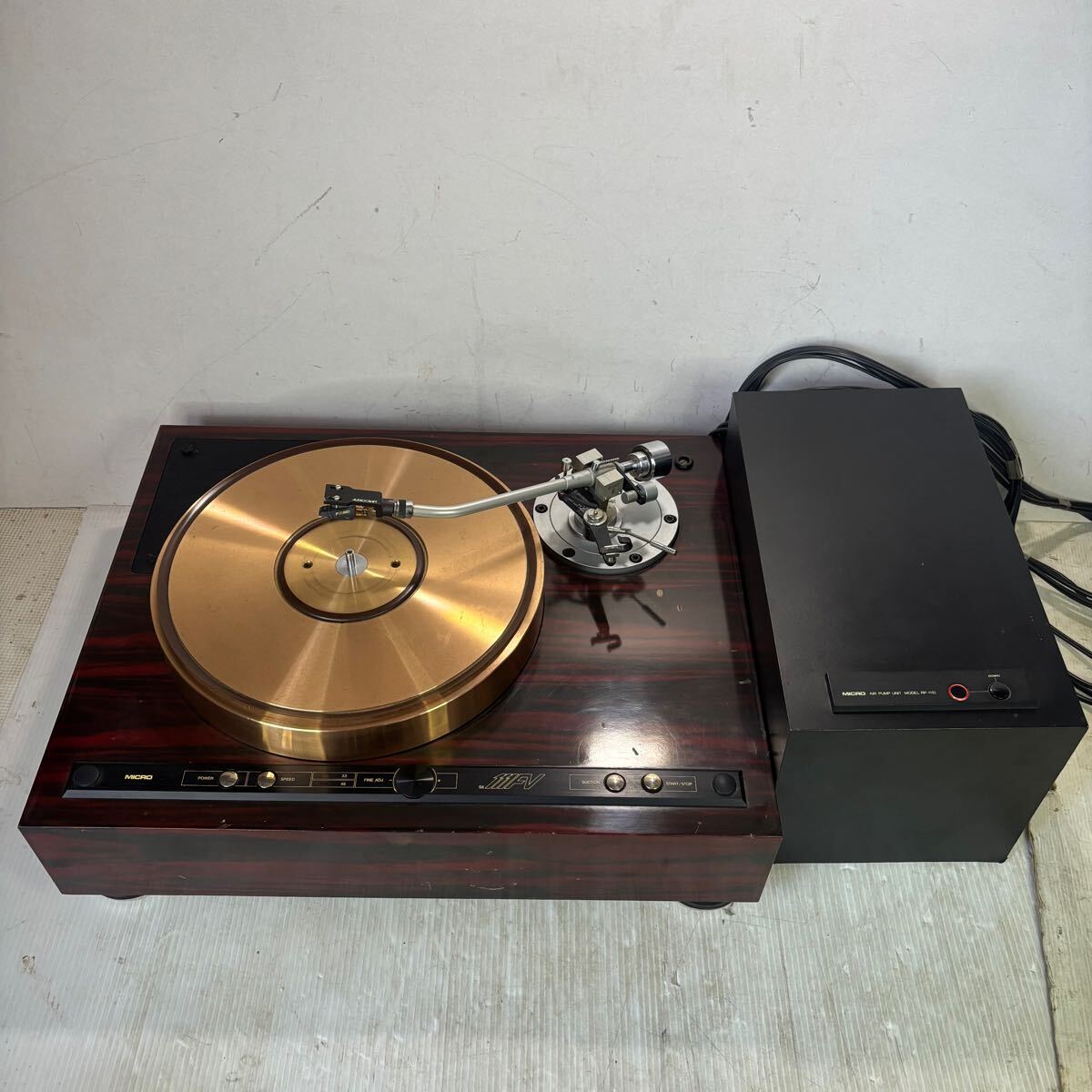 Yahoo!オークション - MICRO マイクロ SX-111FV レコードプレーヤー RP...